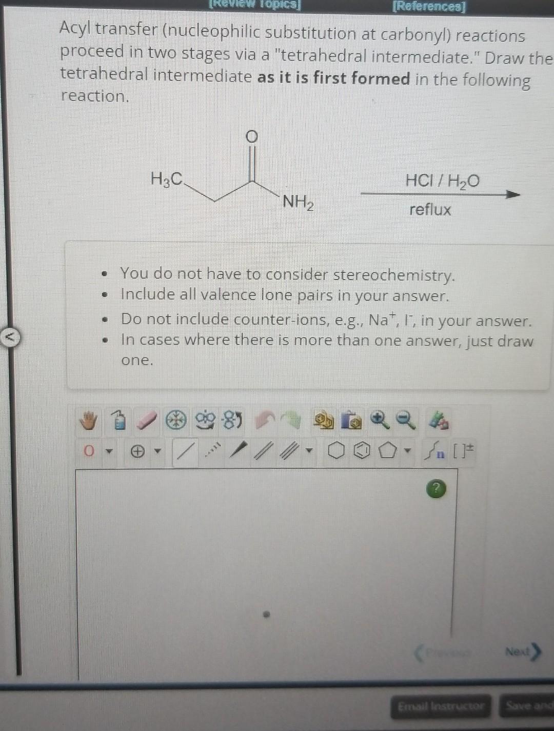 Solved Acyl transfer (nucleophilic substitution at carbonyl) | Chegg.com
