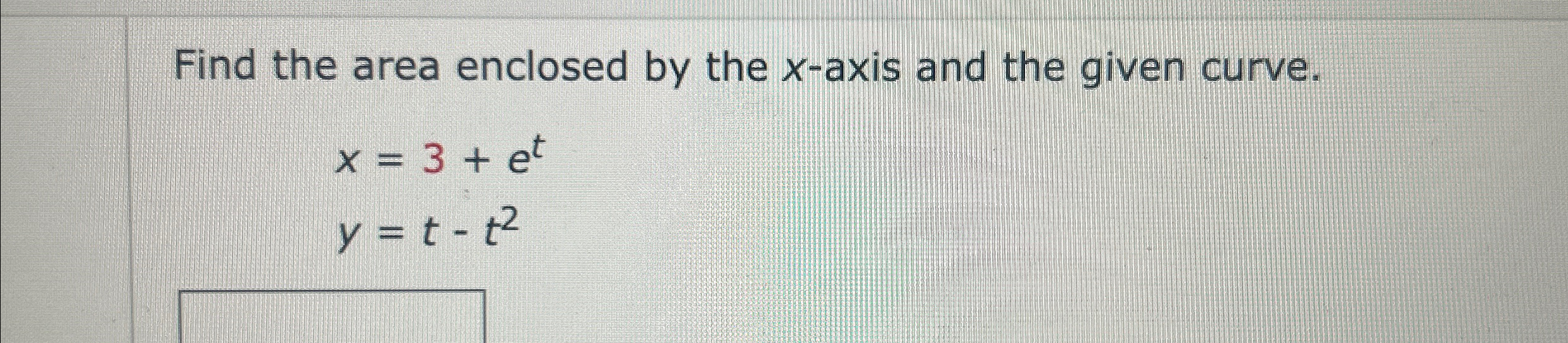 Solved Find the area enclosed by the x-axis and the given | Chegg.com