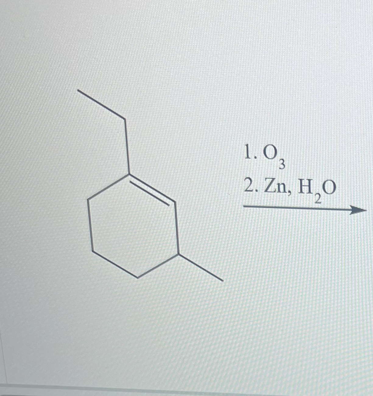 Solved Provide the structure of the ozonolysis product of | Chegg.com
