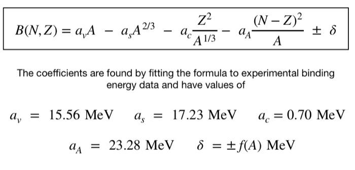 Solved Q3 - The Liquid Drop Model and Nuclear Fission In the | Chegg.com