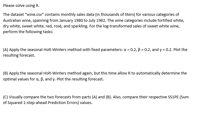 Solved Question using R studio | Chegg.com