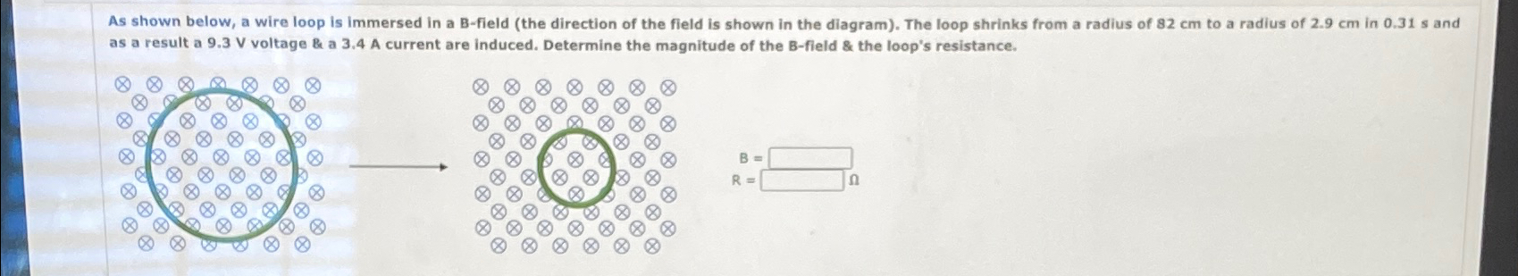 Solved as a result a 9.3V ﻿voltage B ﻿a 3.4A current are | Chegg.com
