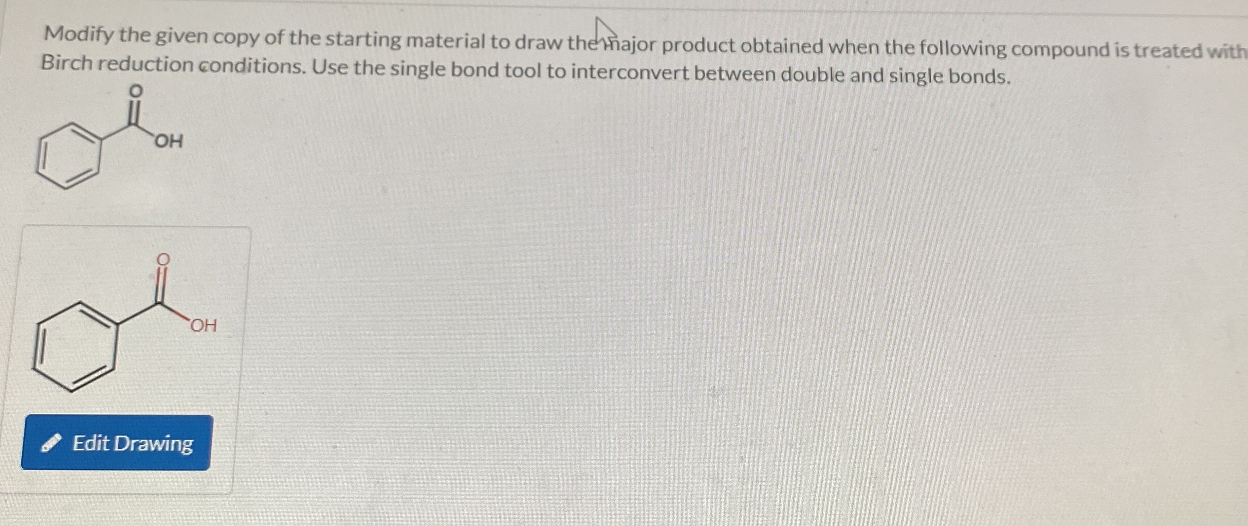 Solved Modify the given copy of the starting material to | Chegg.com