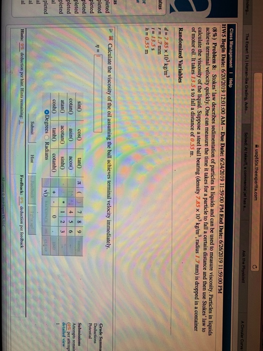 Solved usq45tx.theexpertta.com nderg The Expert TA | | Chegg.com