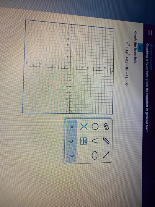 Solved 2 CONIC SECTIONS Graphing a hyperbola given its | Chegg.com