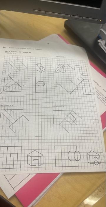 Solved find auxiliary views | Chegg.com