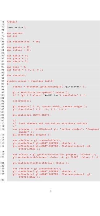 Given below is the code for cube.html. Change it to | Chegg.com