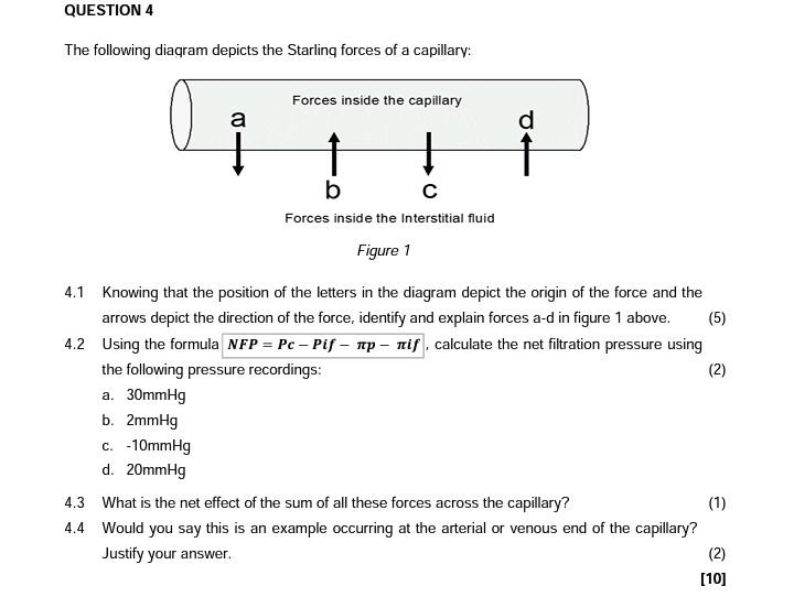 Solved QUESTION 4 The following diagram depicts the Starling | Chegg.com