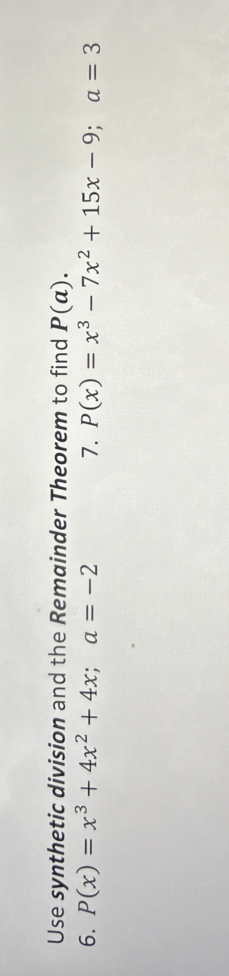 [solved] Use Synthetic Division And The Remainder Theorem T