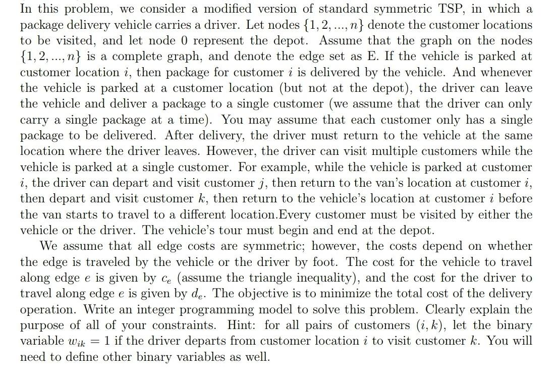 Solved In this problem, we consider a modified version of | Chegg.com
