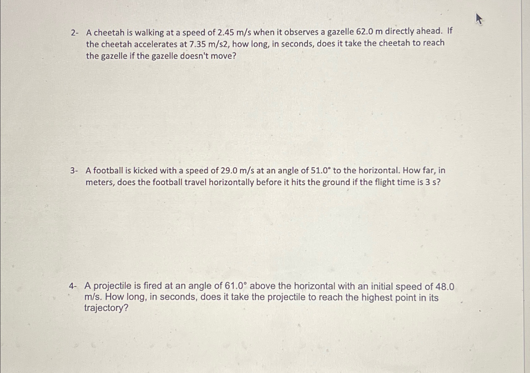 Solved I need questions 2-4 ﻿answered please. | Chegg.com