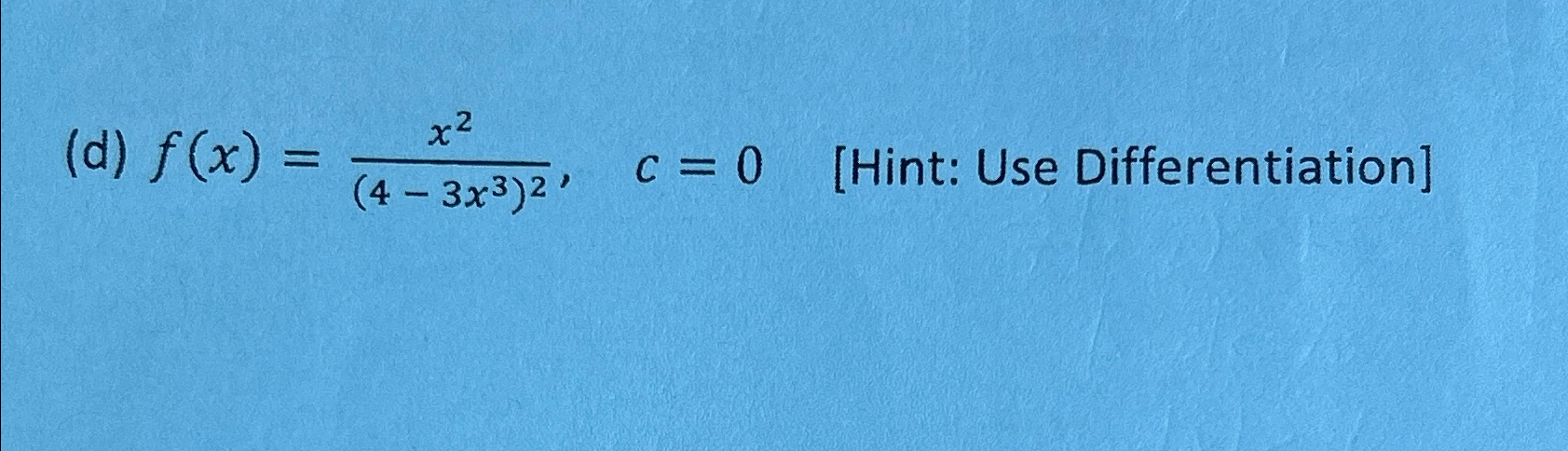 Solved Find a Geometric Power Series representation for each | Chegg.com