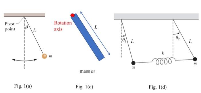 Solved Problem Th I Simple Pendulum Physical Pendulum Chegg