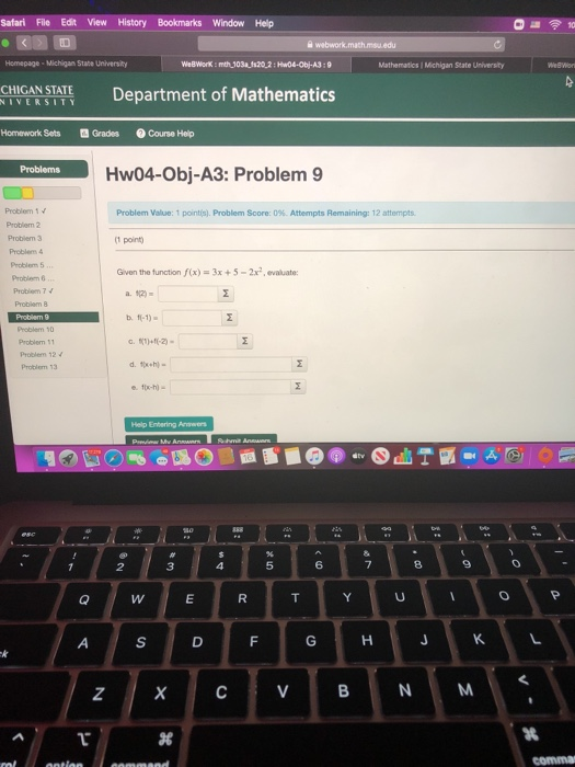 Solved Safari File Edit View History Bookmarks Window Help | Chegg.com
