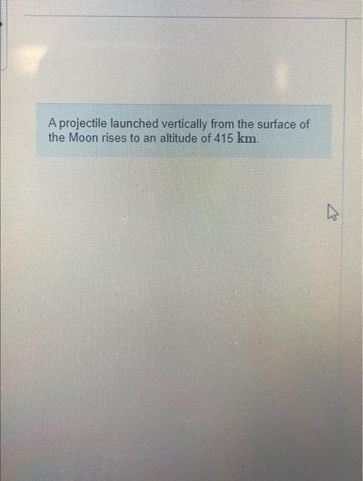 Solved A projectile launched vertically from the surface of | Chegg.com