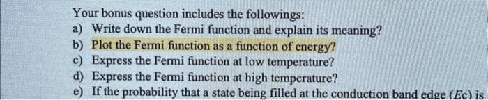 Solved Your bonus question includes the followings: a) Write | Chegg.com