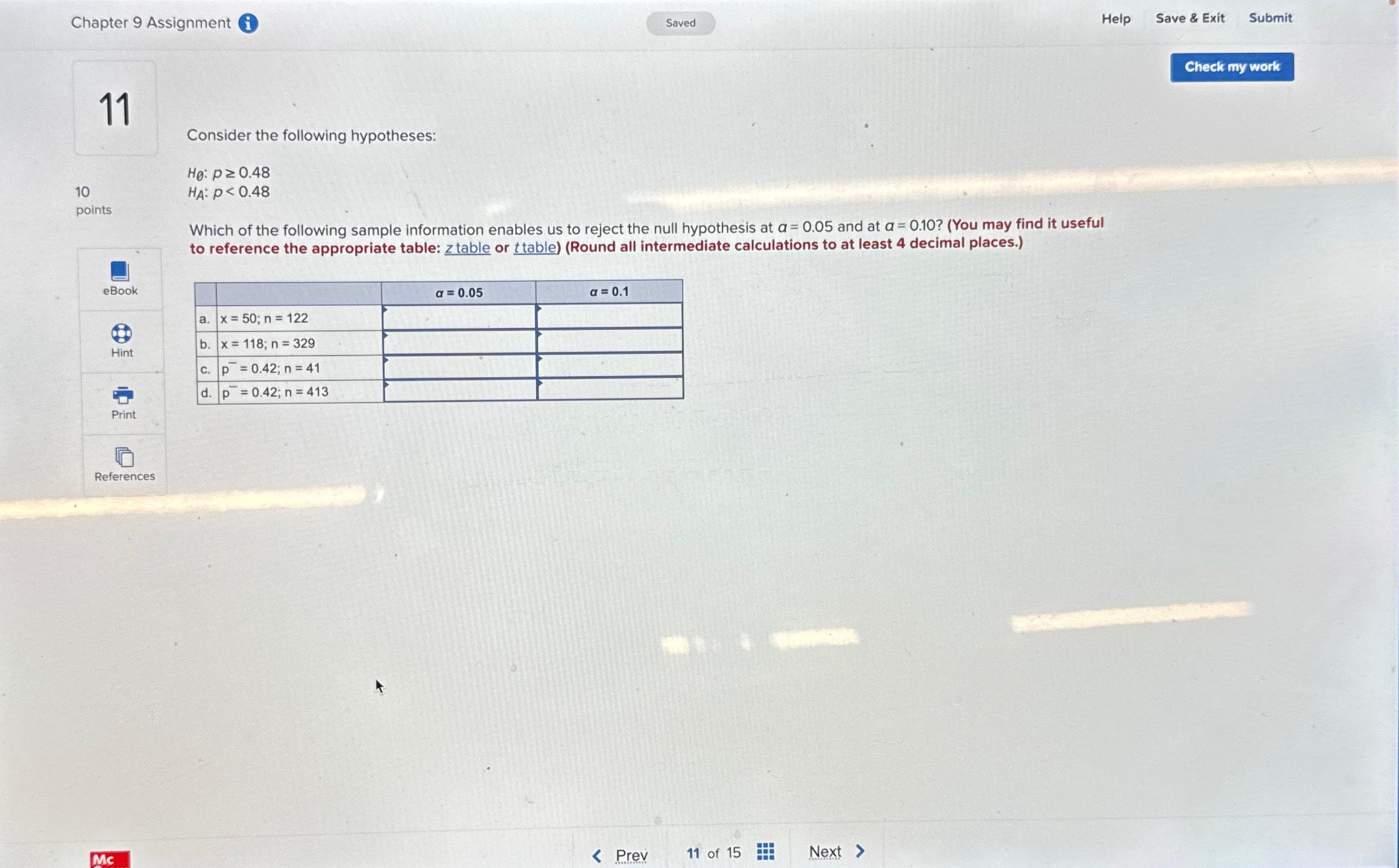 Solved Chapter 9 ﻿Assignment (iHelpSave & | Chegg.com