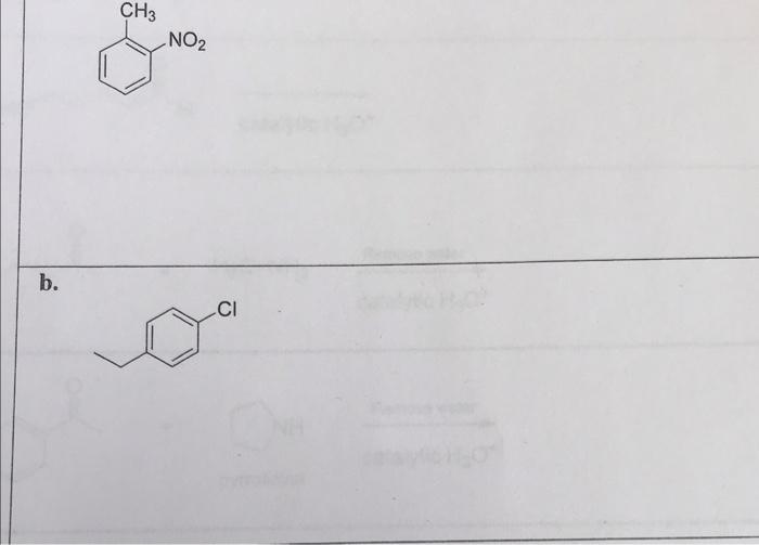 Solved CH3 NO2 b. CI | Chegg.com