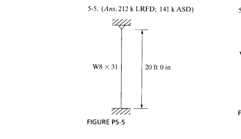 Solved Determine the LRFD design strength, ®.P,, ﻿and the | Chegg.com