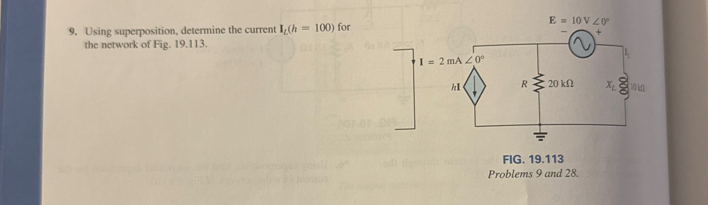 Solved Using superposition, determine the current Please | Chegg.com