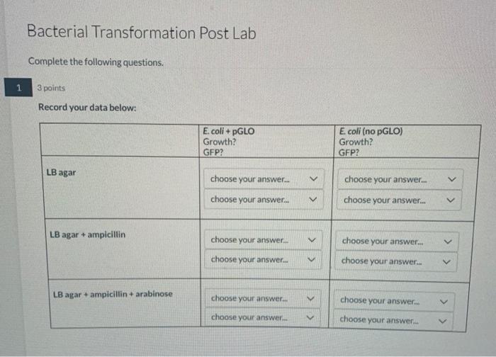 Solved please help me fill out the table below. Answer | Chegg.com