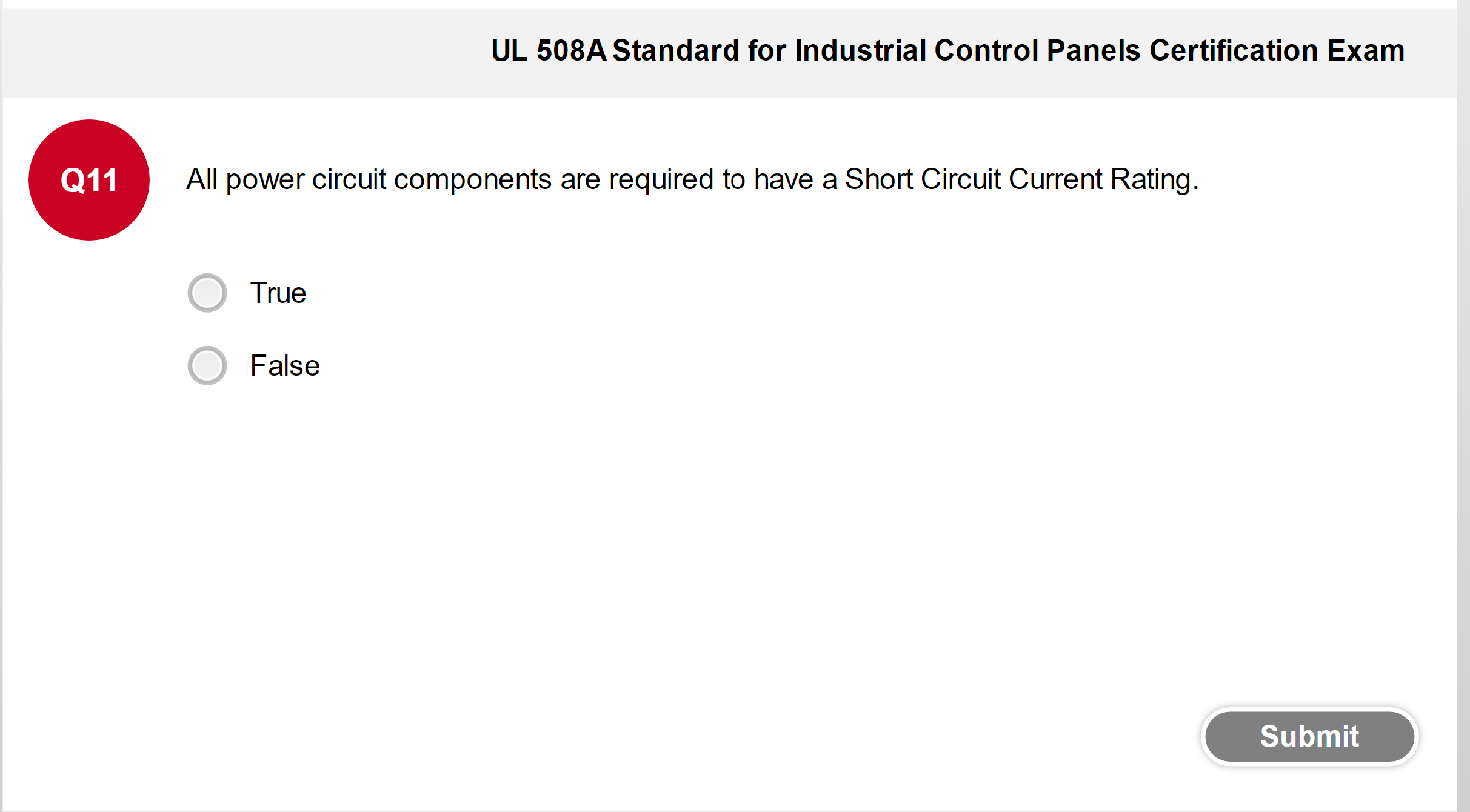 Solved Q11 ﻿All power circuit components are required to | Chegg.com