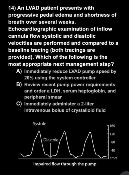 Solved 10) Which of the following best characterizes LVAD | Chegg.com