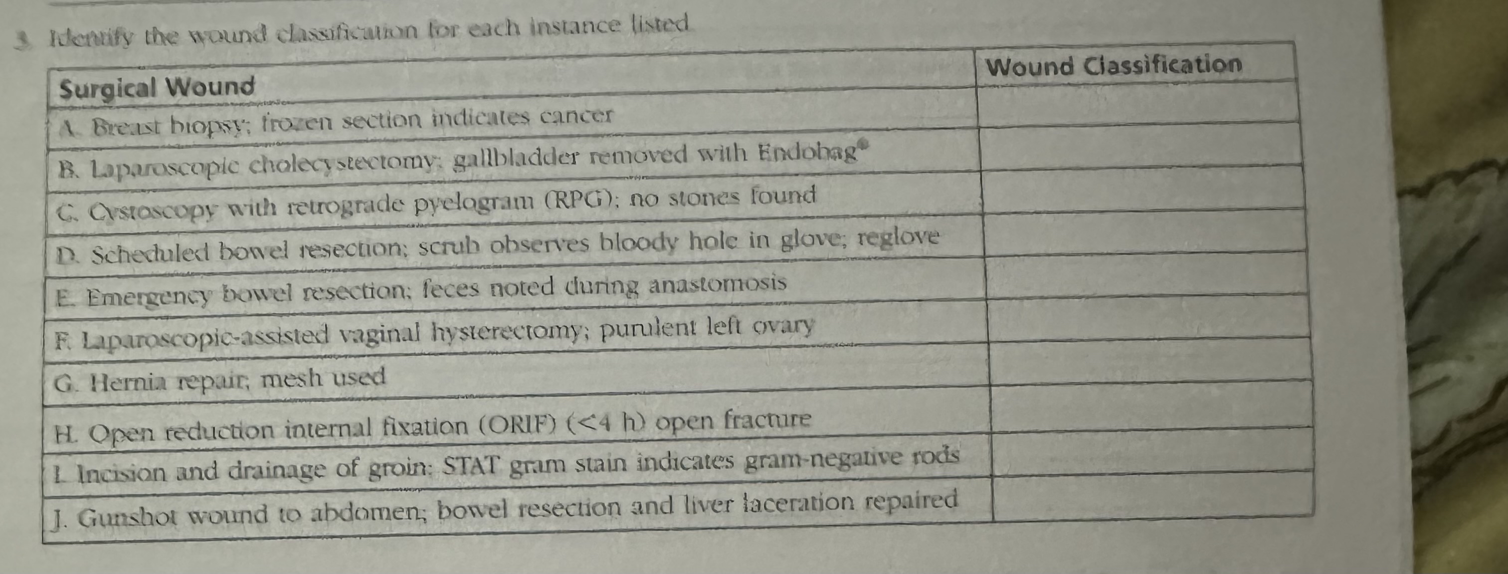 Solved Nentify the fround clasifictuion for each instance | Chegg.com