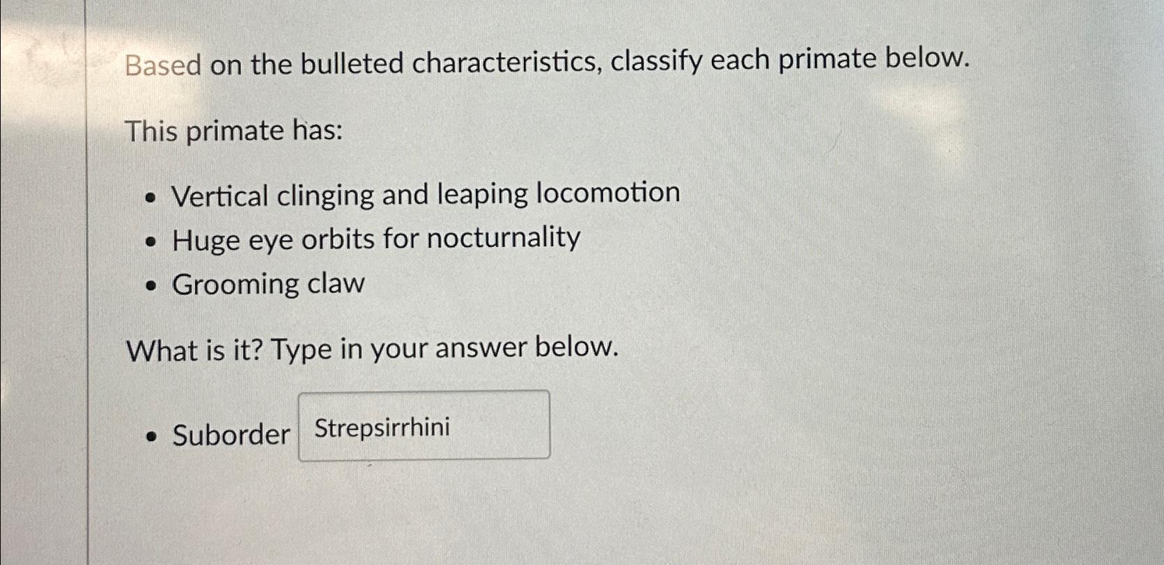 Solved Based on the bulleted characteristics, classify each | Chegg.com Solved Based on the bulleted characteristics, classify each | Chegg.com