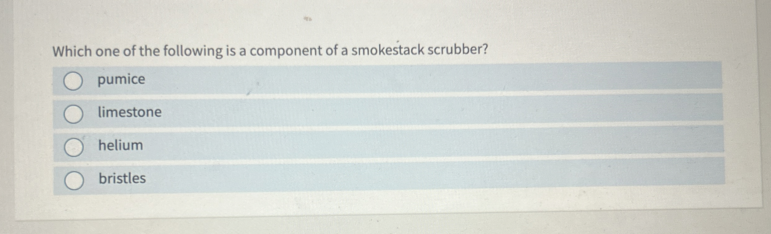 High Quality SOLUTION Which one of the following is a component of a | Chegg.com