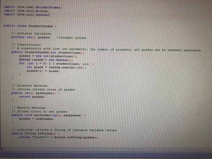 Solved Write a class encapsulating the concept of student | Chegg.com