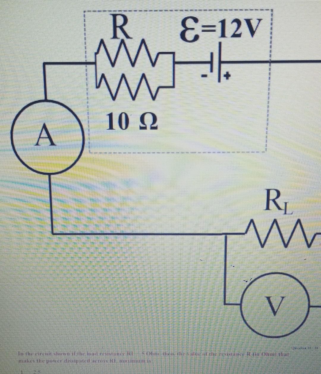 Solved ME R &=12V w w 10 Ω 2 A R M. V la tie irgum. Hermana | Chegg.com