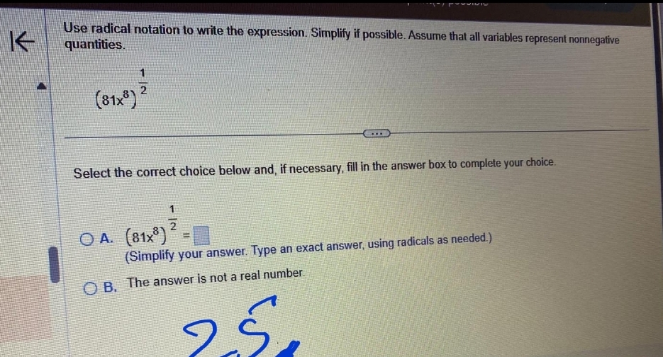 Solved Use radical notation to write the expression. | Chegg.com