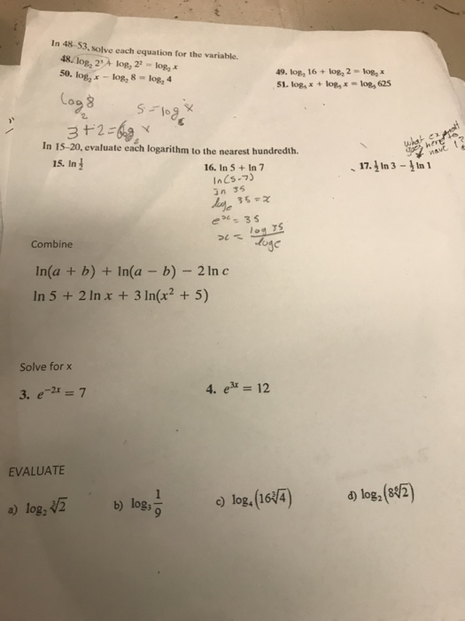 Solved In 48 53 Solve Each Equation For The Variable 48
