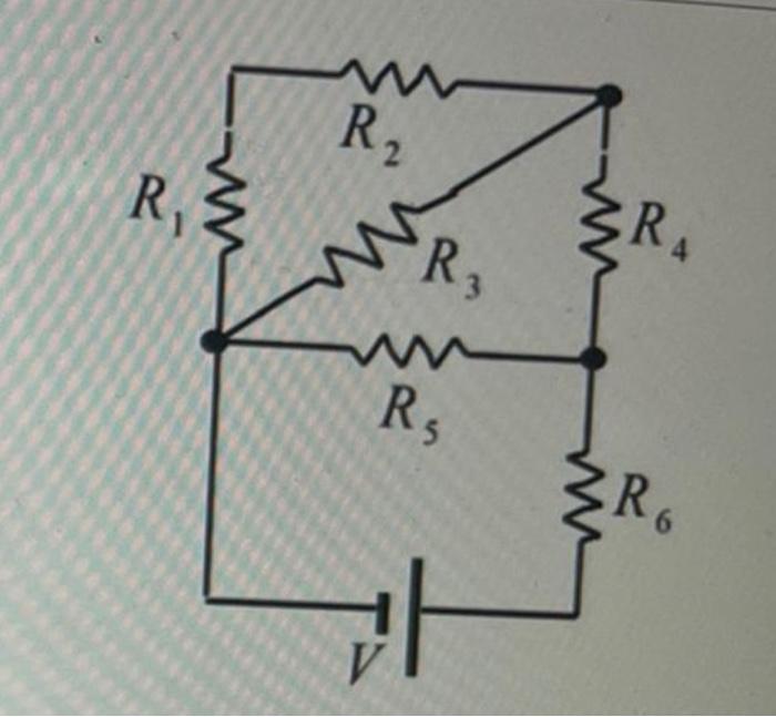 Solved each resistance is 6 ohms. please calculate | Chegg.com