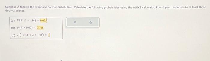 [solved] Suppose Z Follows The Standard Normal Distributio