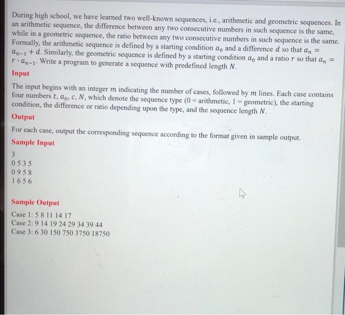Solved During high school, we have learned two well-known | Chegg.com
