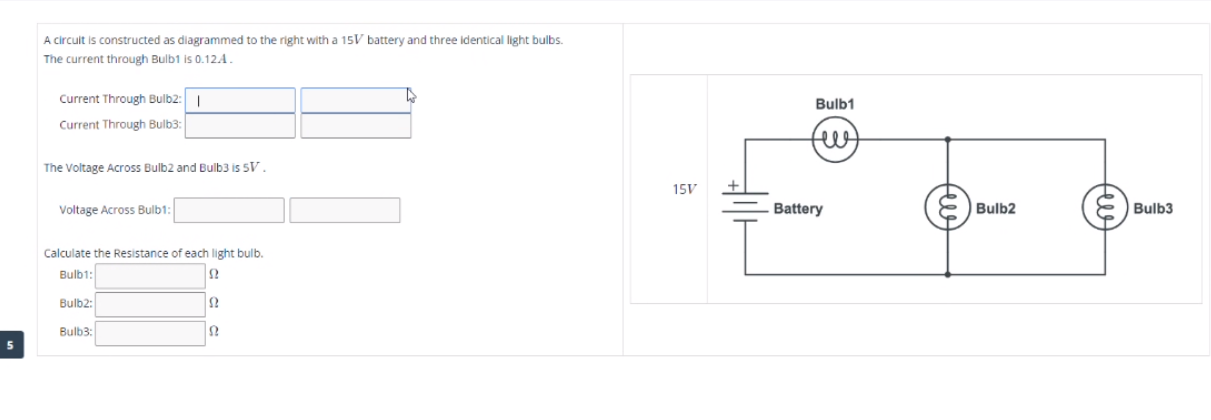 Solved A circuit is constructed as diagrammed to the right | Chegg.com