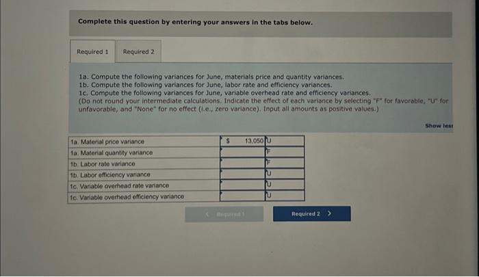 Solved Problem 9-18 (Algo) Comprehensive Variance Analysis | Chegg.com