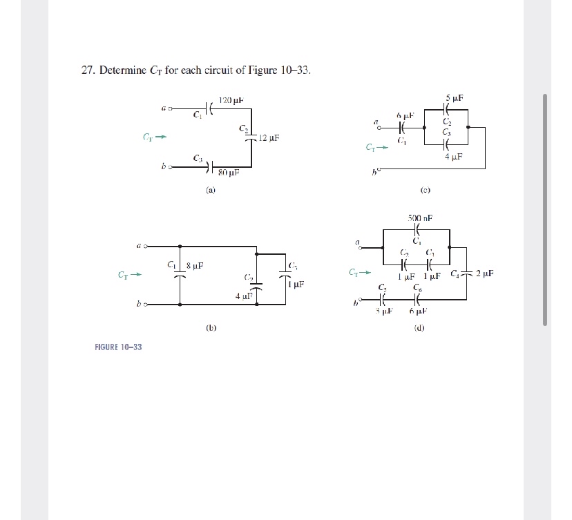Solved Determine CT ﻿for each circuit of Figure | Chegg.com