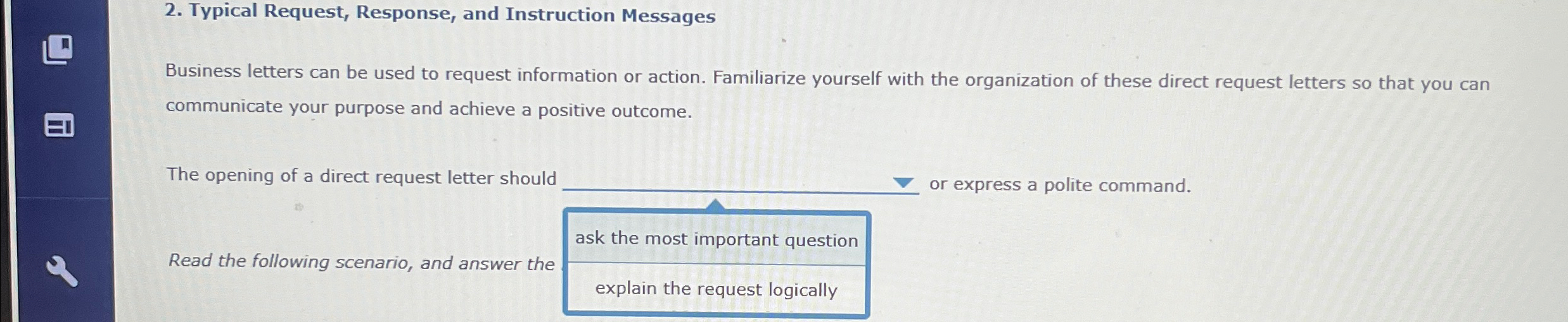 Solved Typical Request, Response, and Instruction | Chegg.com