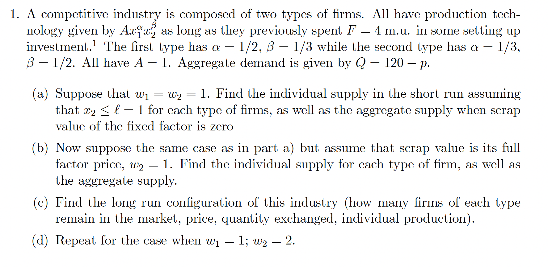 Solved Solve it without Lagrange please and I need the | Chegg.com