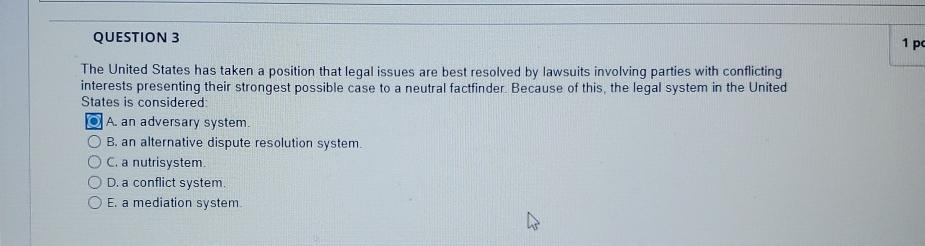 Solved QUESTION 3The United States has taken a position that | Chegg.com