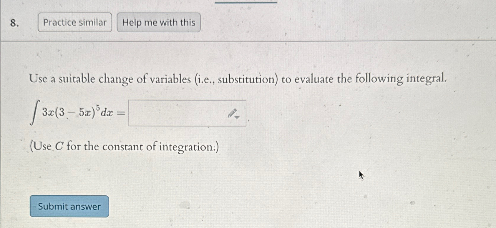 Solved Use a suitable change of variables (i.e., | Chegg.com