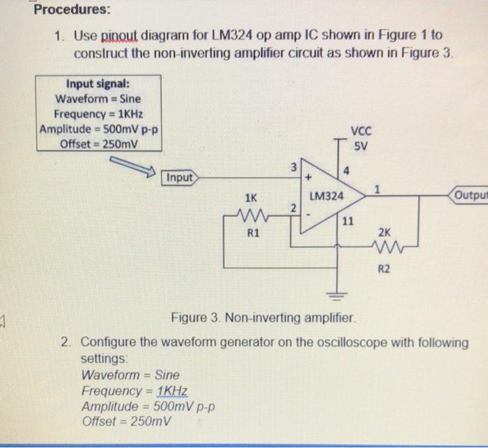 Solved Experiment 2. Non-inverting Amplifier In this | Chegg.com