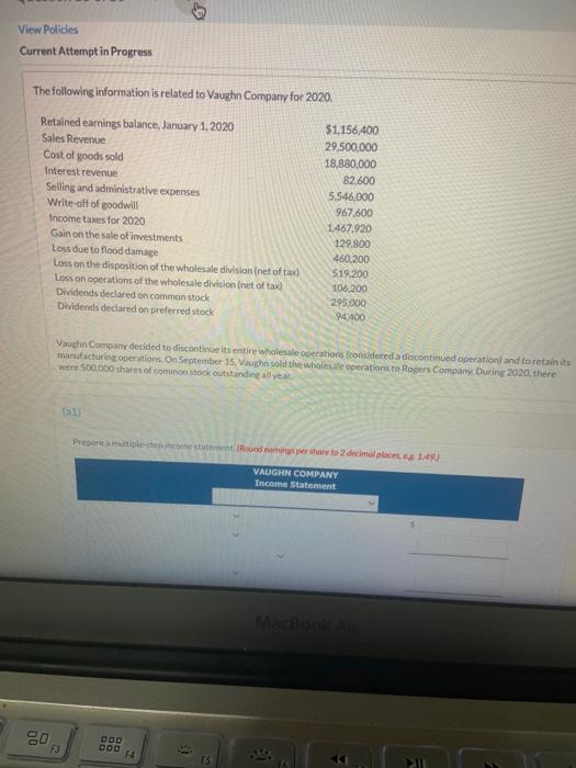 Solved Current Attempt in Progress Diego Corporation values | Chegg.com