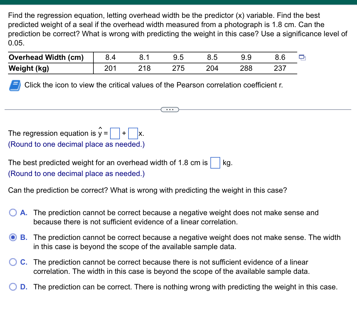 Solved HELP FAST PLEASE WILL RATE!!! Find the regression | Chegg.com