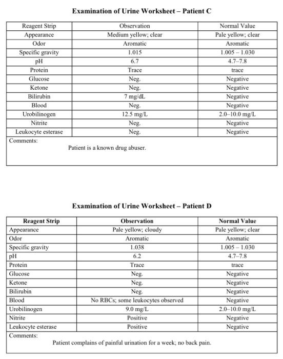 Solved Instructions: Use the information in your lab manual | Chegg.com