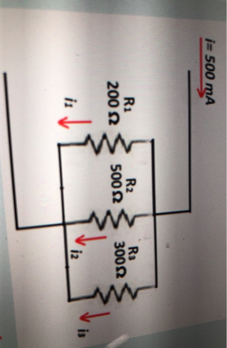 Solved Using the Current Divider, find the values of i1, | Chegg.com