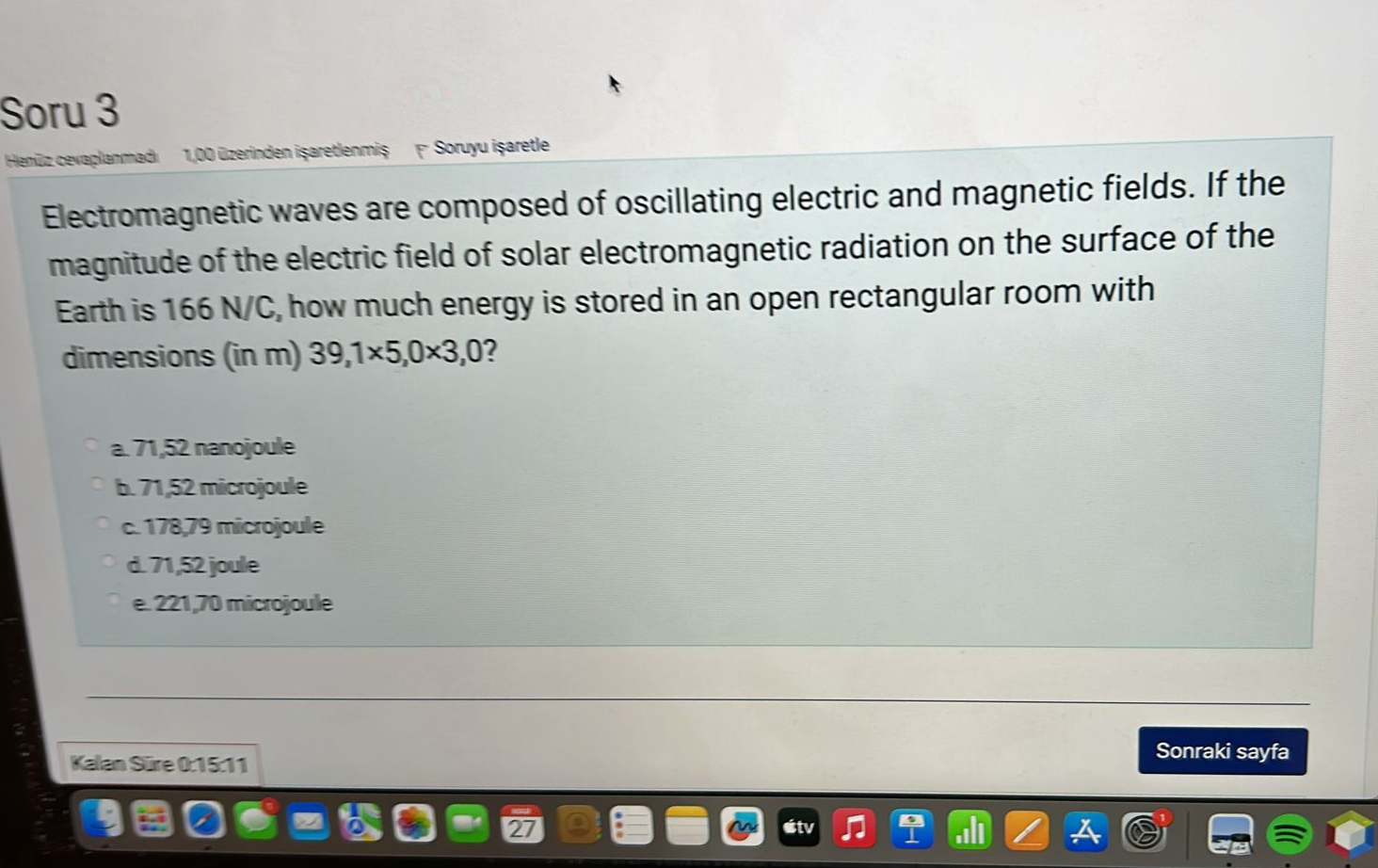 Solved Soru 3Electromagnetic waves are composed of | Chegg.com